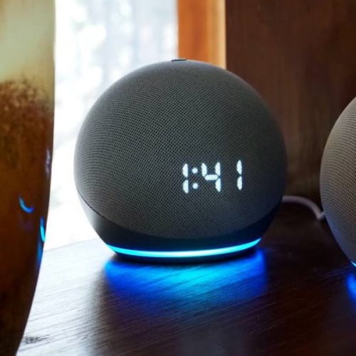 Echo Dot (4th Gen) Smart Speaker With Clock - Wish.lk