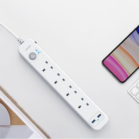 Anker PowerExtend 6-in-1 USB Power Strip Extension Power Cord - Wish.lk